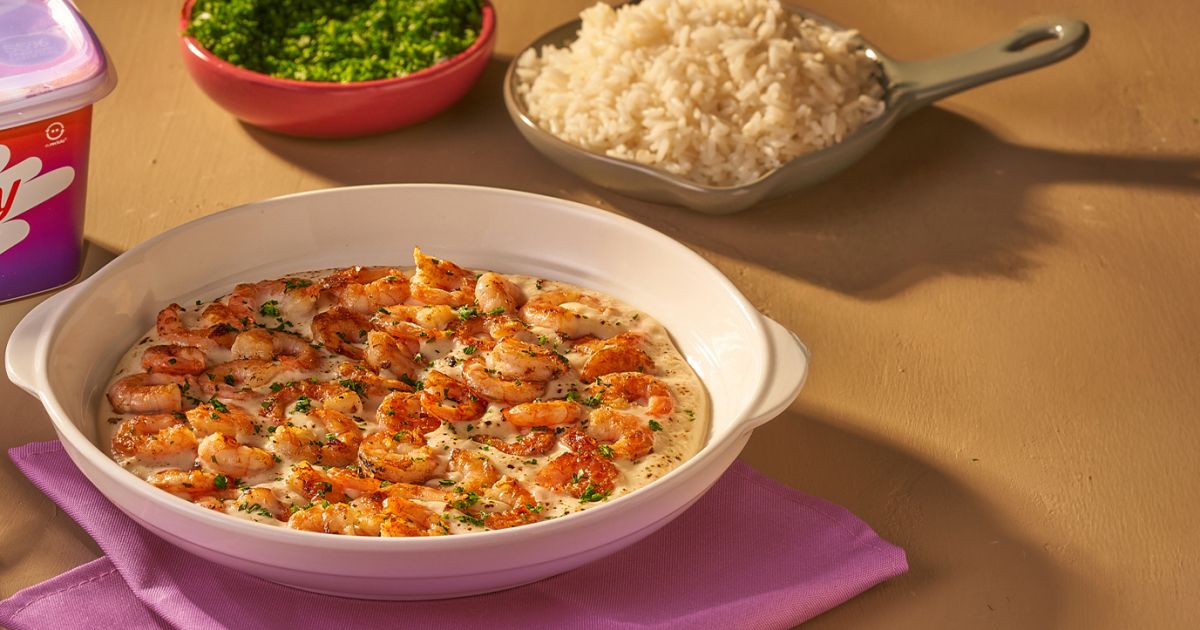 Receita: Camarão Gratinado com Molho Zero Lactose | Qualy